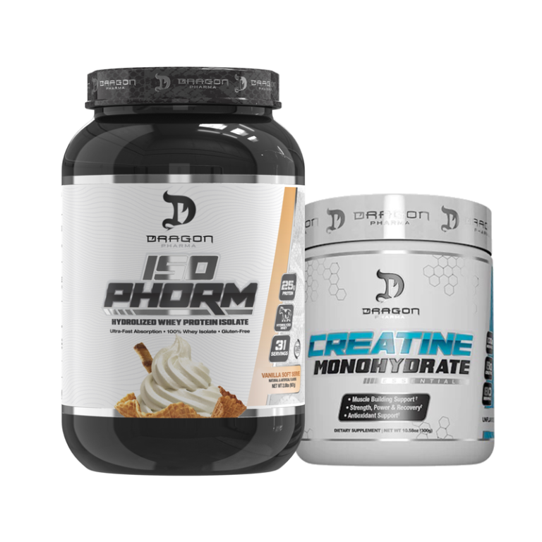 Dragon pharma isophorm 2lbs hidrolizada y creatina monohidratada 300gr ...